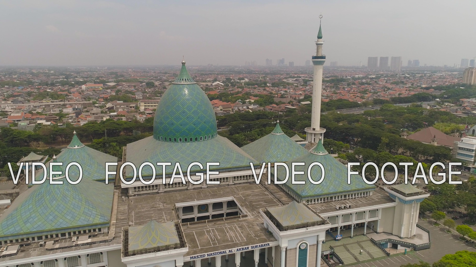 Mosque Al Akbar in Surabaya | Graphics ~ Creative Market