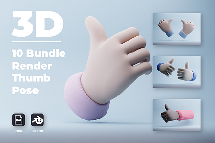 Cartoon Hand Riged, a Characters & Person 3D Model by Daniel Mikulik