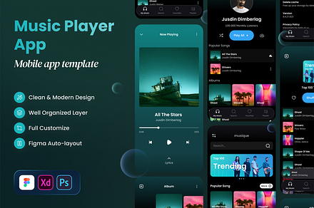 TOMO Video Streaming UI Kit | App Templates ~ Creative Market