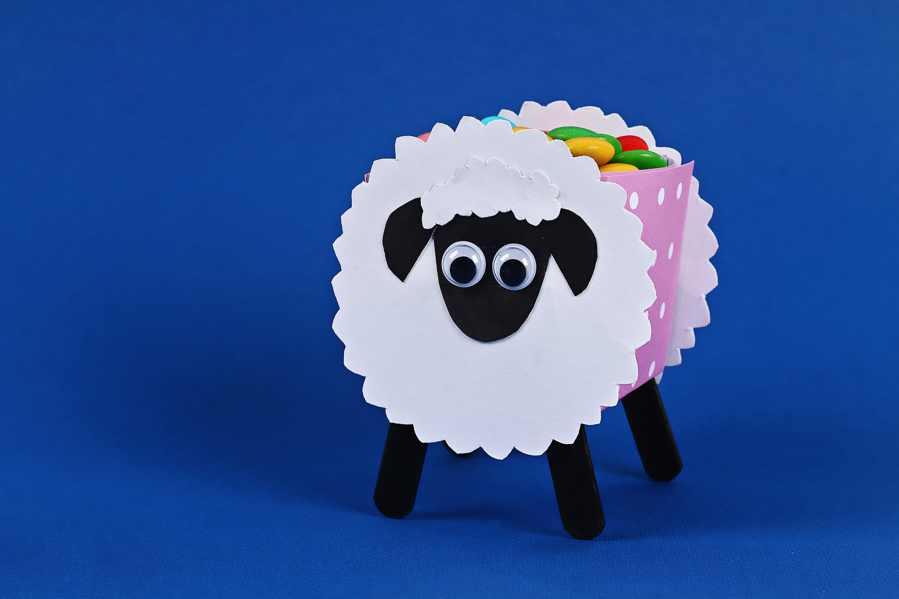 Diy eid al adha lamb sheep sweet can containing craft, lamb, and sheep ...