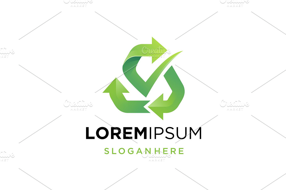 Eco Recycle Logo, a Branding & Logo Template by Buqancreative