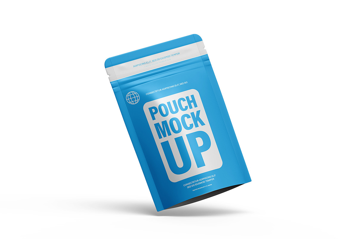 Zipper Pouch Packaging Design Mockup, a Packaging Mockup by Ram Studio