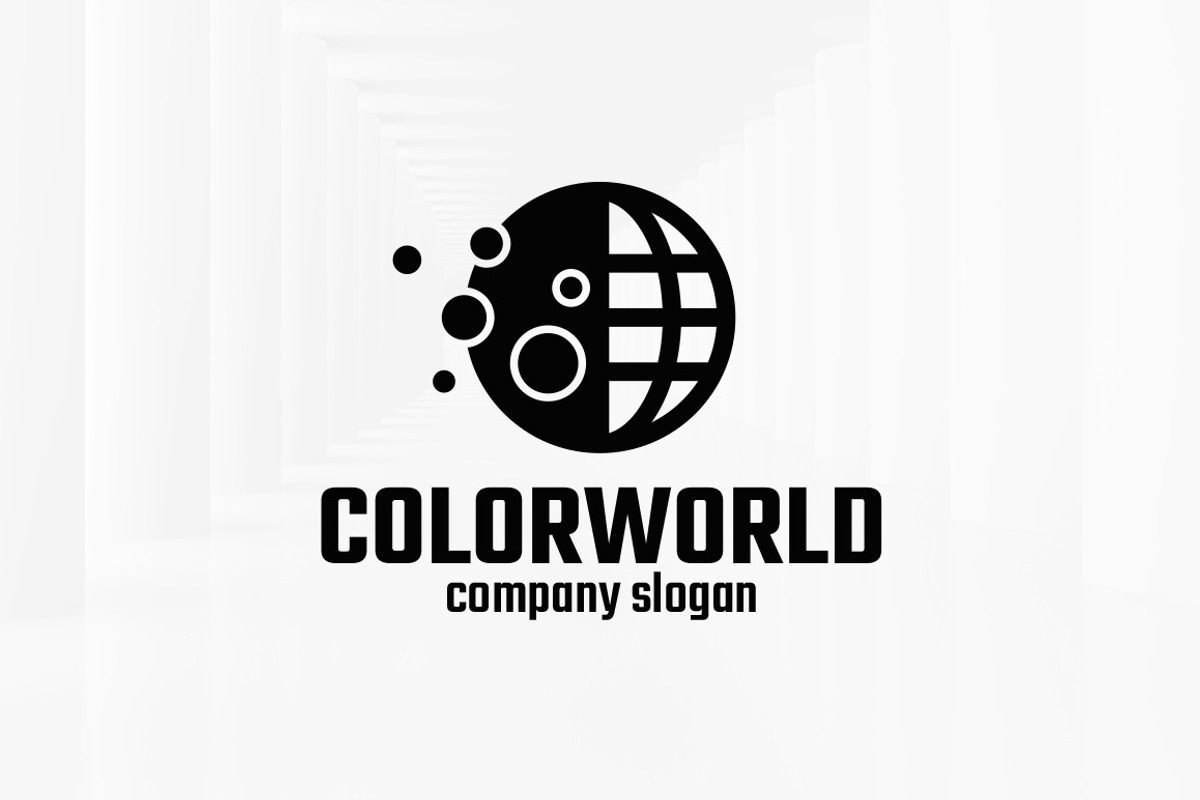 Color World Logo Template, a Branding & Logo Template by LOGOMAGINE