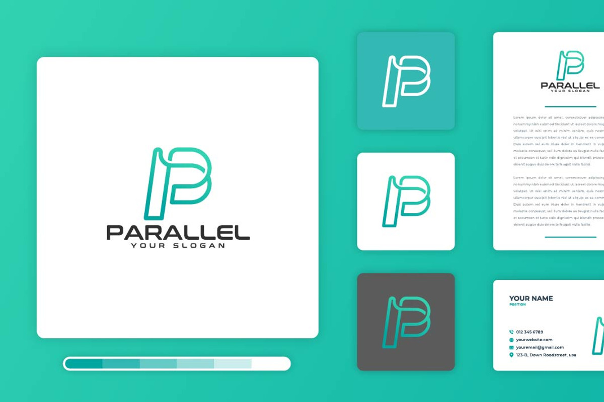 Parallel Logo Design Template, a Branding & Logo Template by Nisha Droch