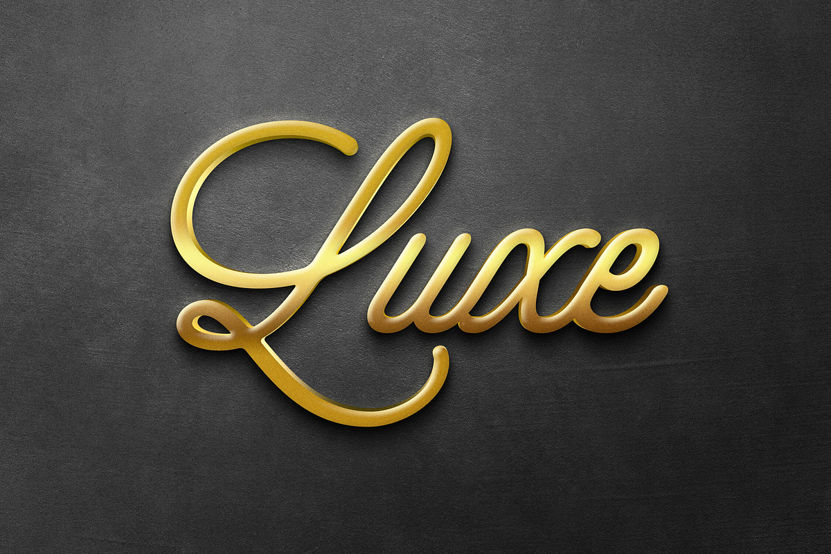 Gold Text Effects, a Layer Style Add-On by Design Squad