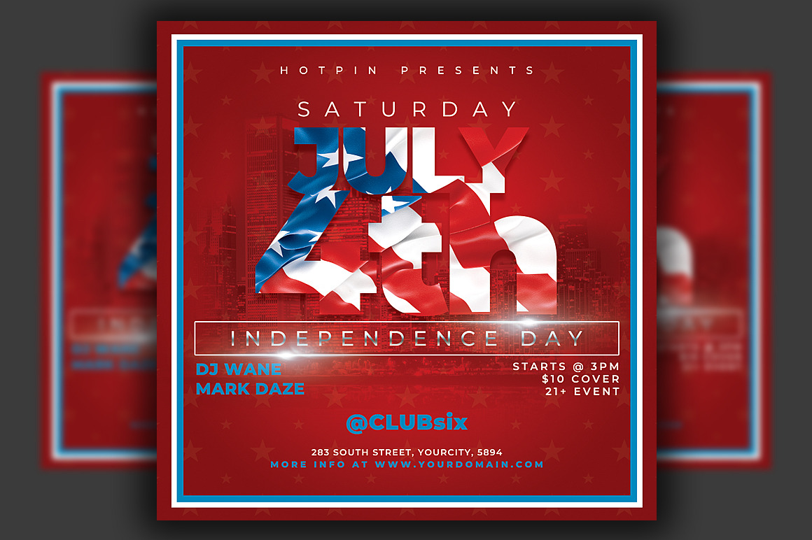 Independence Day Flyer Template, a Flyer Template by Hotpin