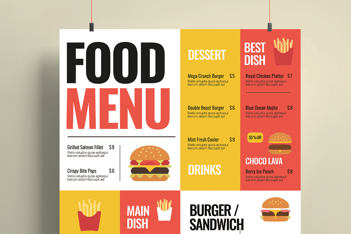 Food Menu Template