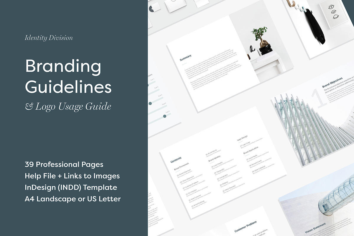 Brand Guidelines + Logo Guide, a Presentation Template by Identity ...