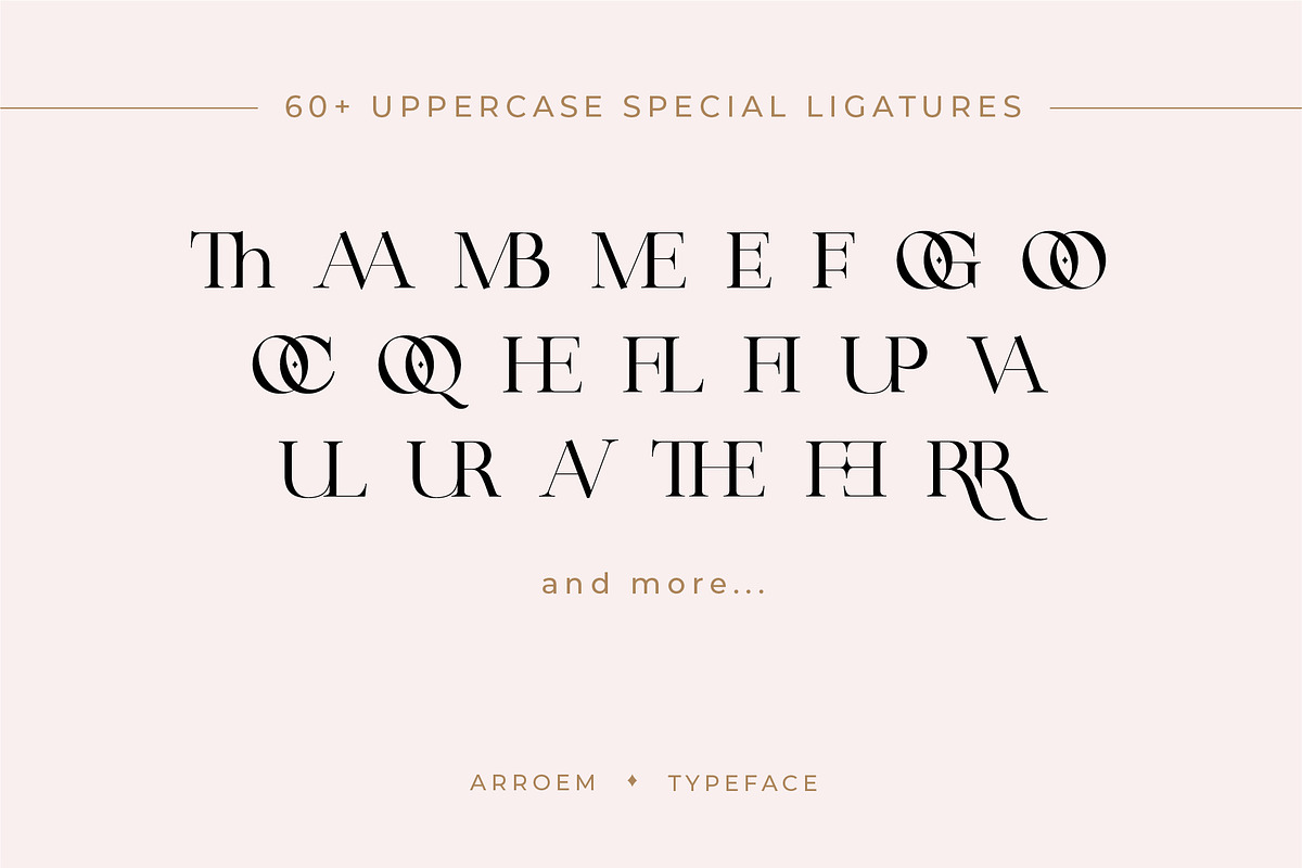 Arroem - Serif Display Font, a Serif Font by Vesvocrea | Creative Market