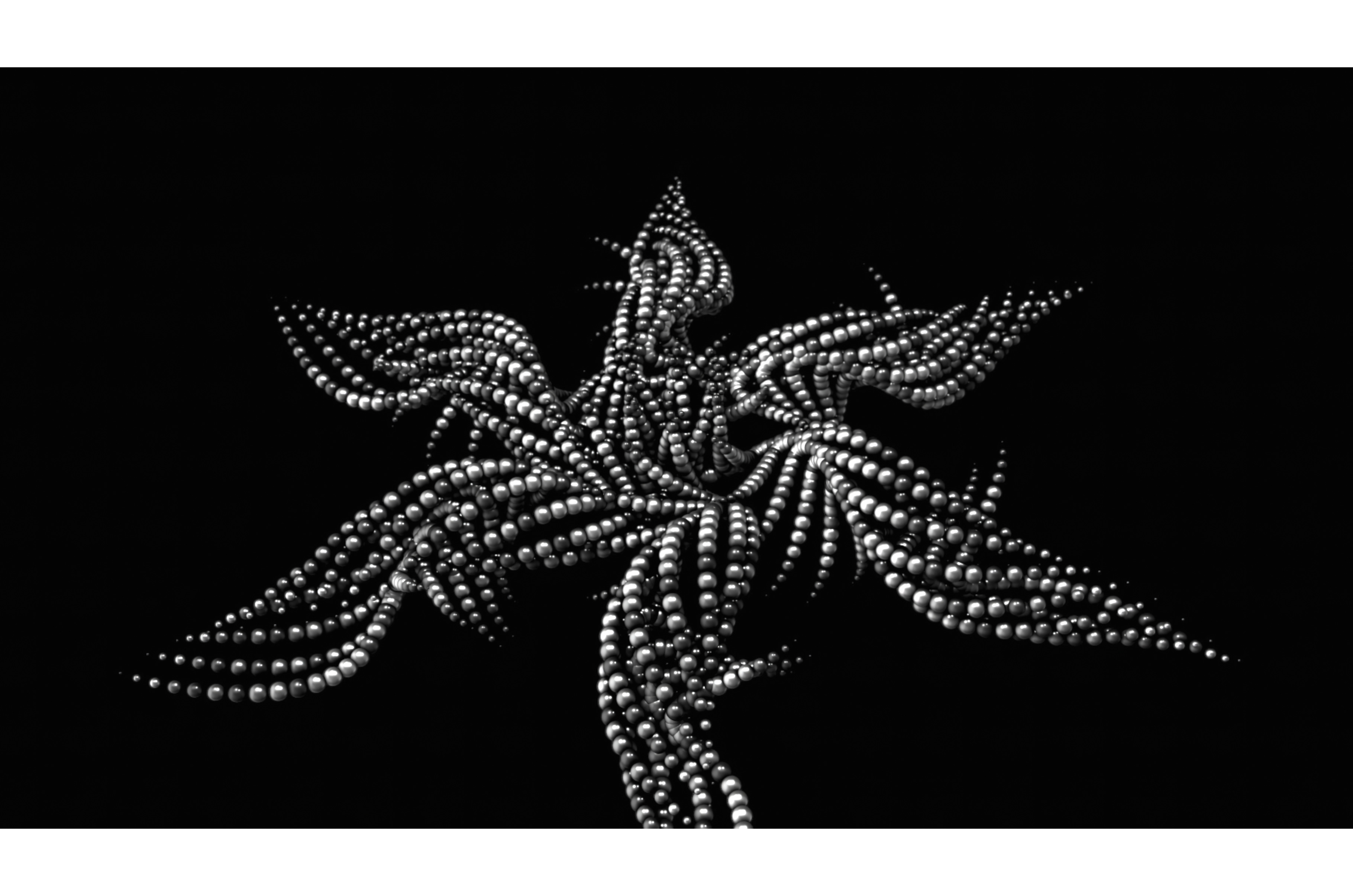 Abstract animation of monochrome, a Texture Graphic by Media Whale Stock