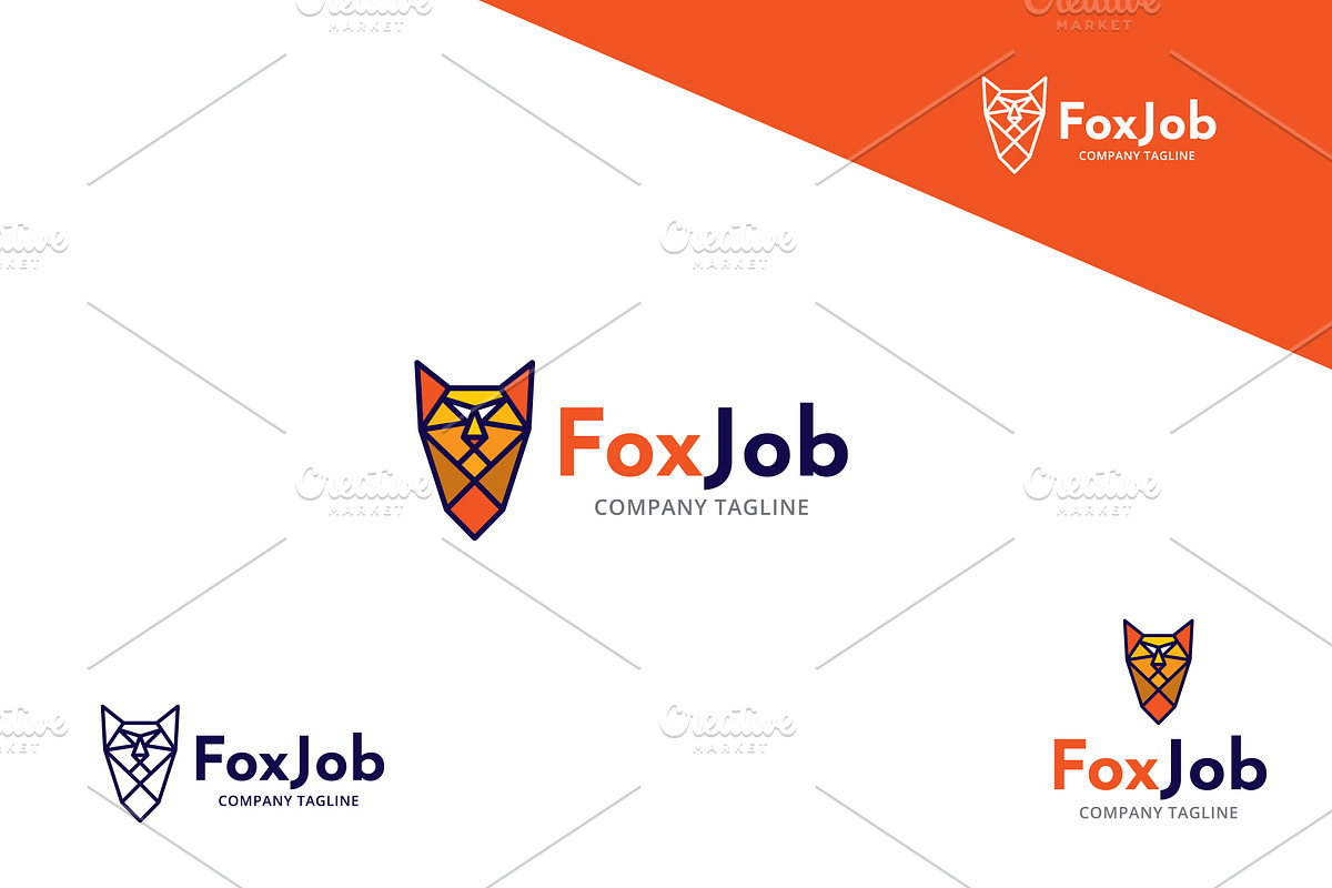 Fox Job Logo, a Branding & Logo Template by Maraz Logo | Creative Market