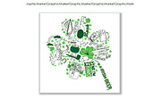 Shamrock St. Patrick's Day clover, a Decorative Illustration by ...