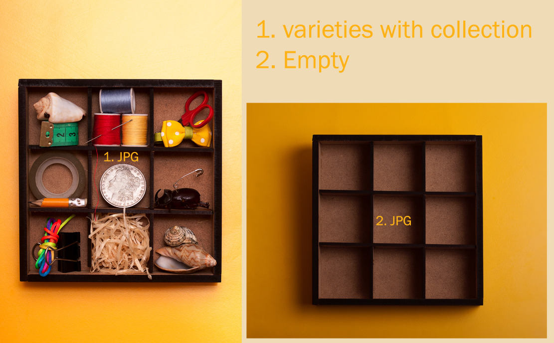 square wooden varieties, an Abstract Photo by Sharpner