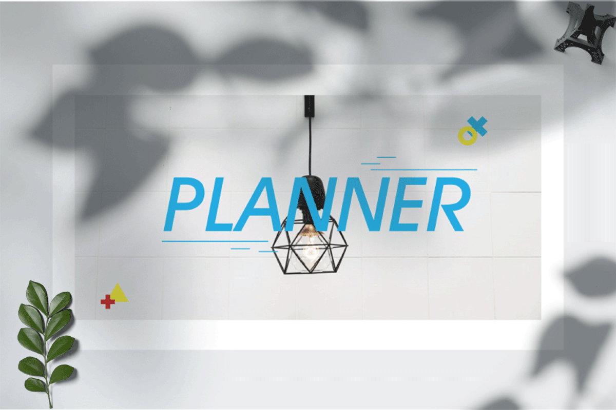 Planner Google Slide Template, a Presentation Template by Visualin.std ...