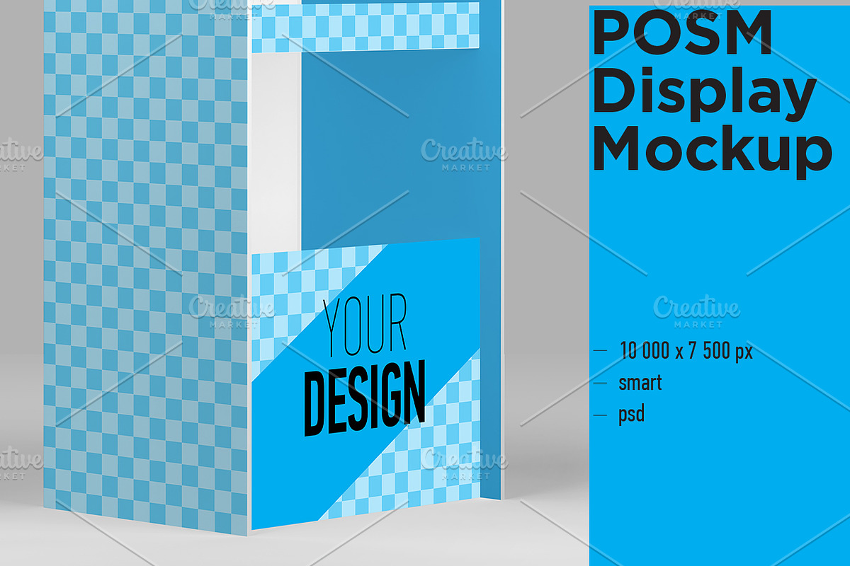 POSM Display Mockup 1, a Cups & Container Mockup by Alexmaker