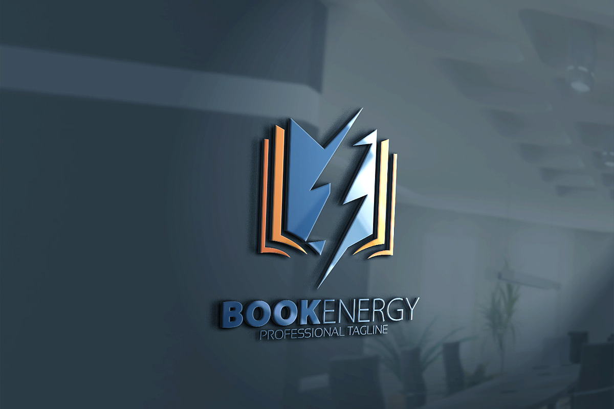 Book Energy Logo, a Branding & Logo Template by essegraphic