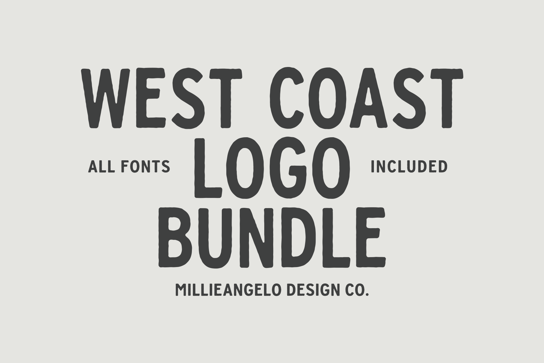 West Coast Design Bundle + Fonts, a Branding & Logo Template by ...