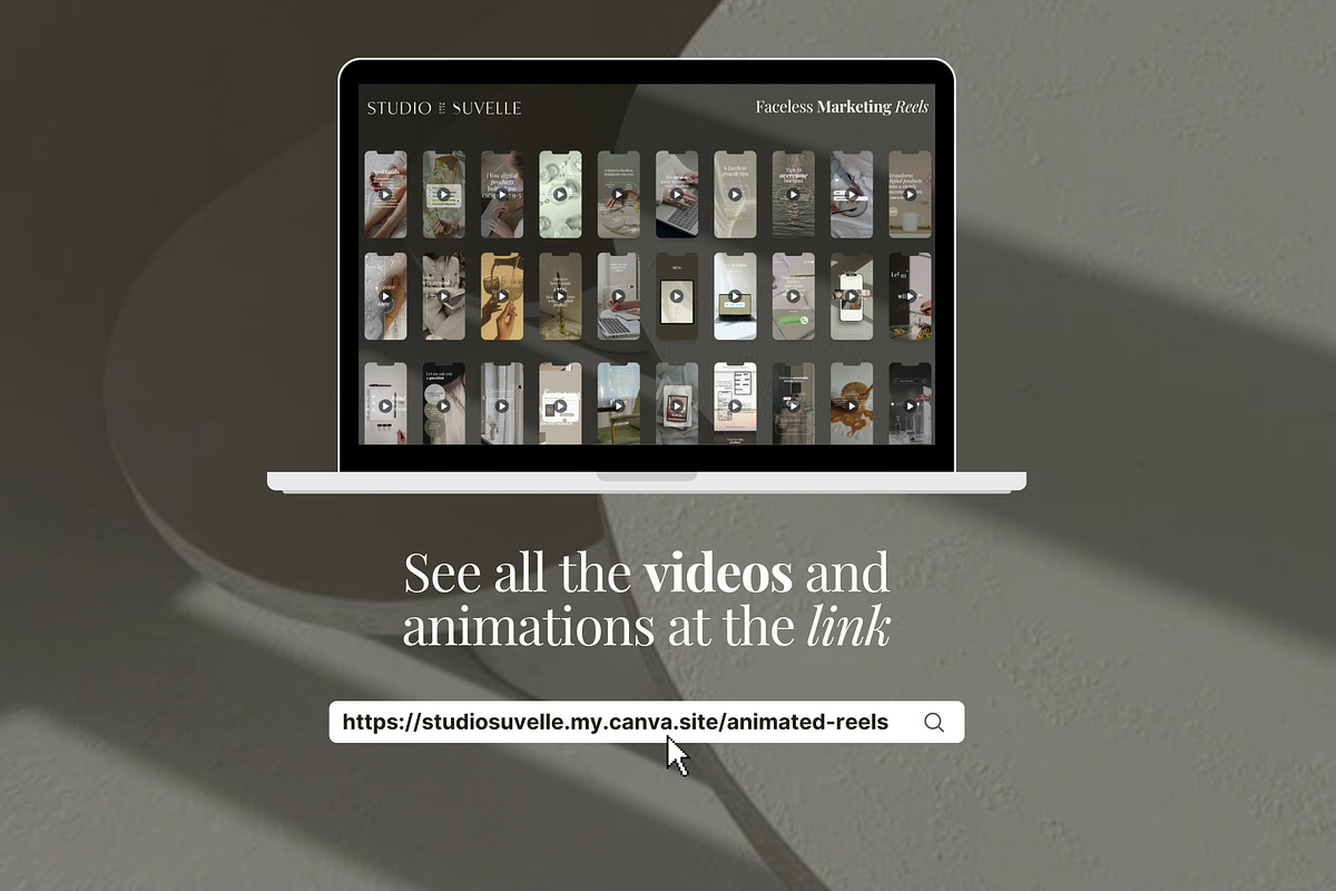 Transition video reels canva, a Social Media Template by Studio Suvelle