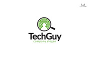Tech Guy Logo | Branding & Logo Templates ~ Creative Market