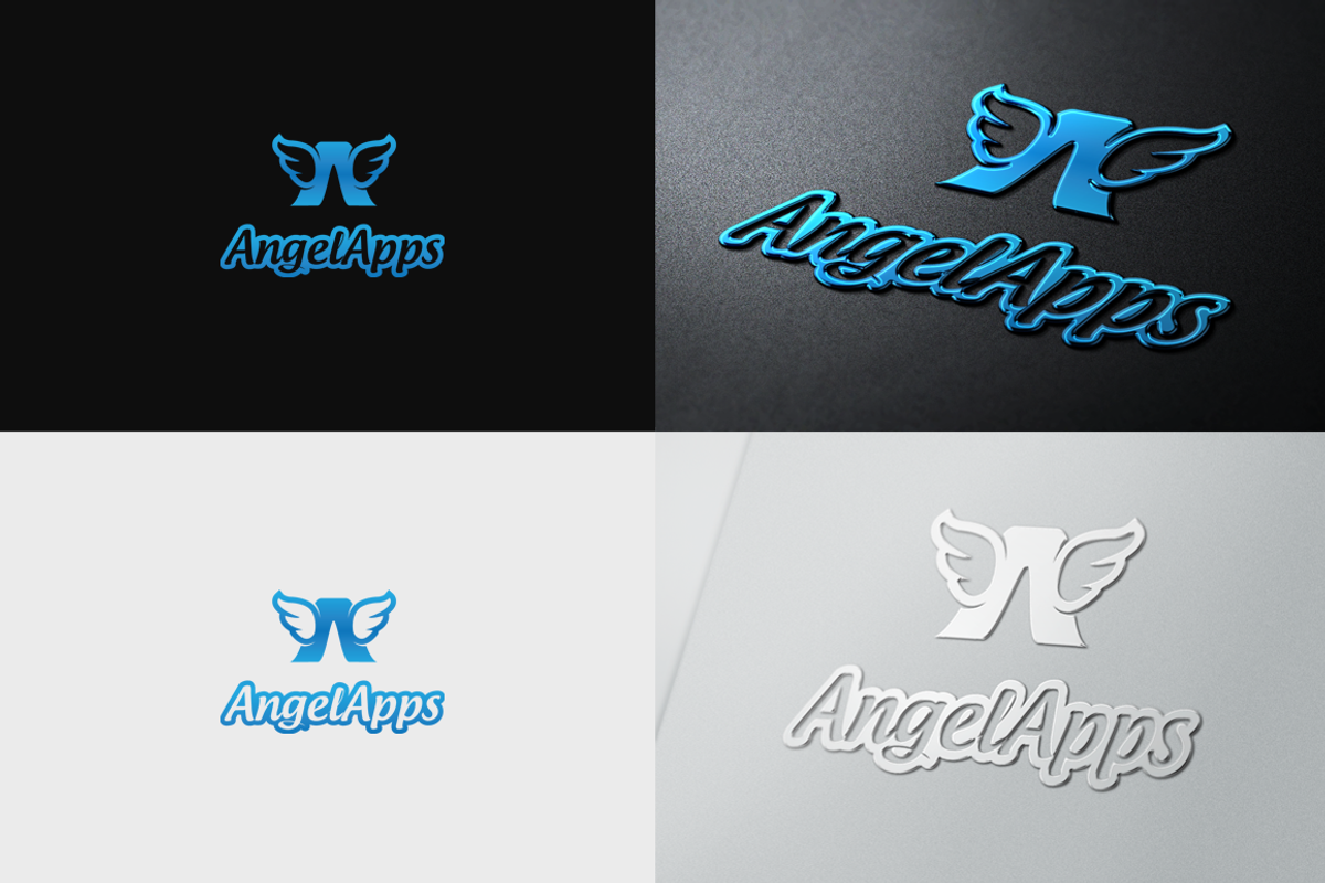 Angels Apps Logo, a Branding & Logo Template by AlfianBrand