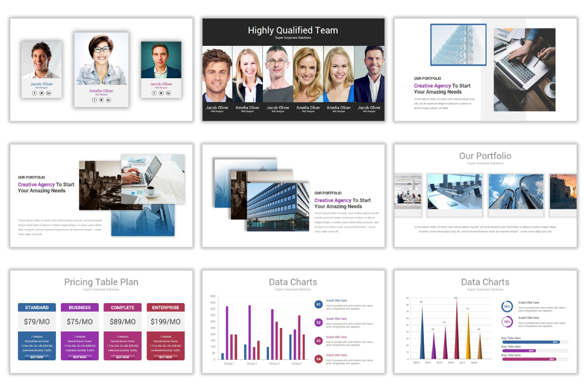 Monster PowerPoint Template, a Presentation Template by SlideOne