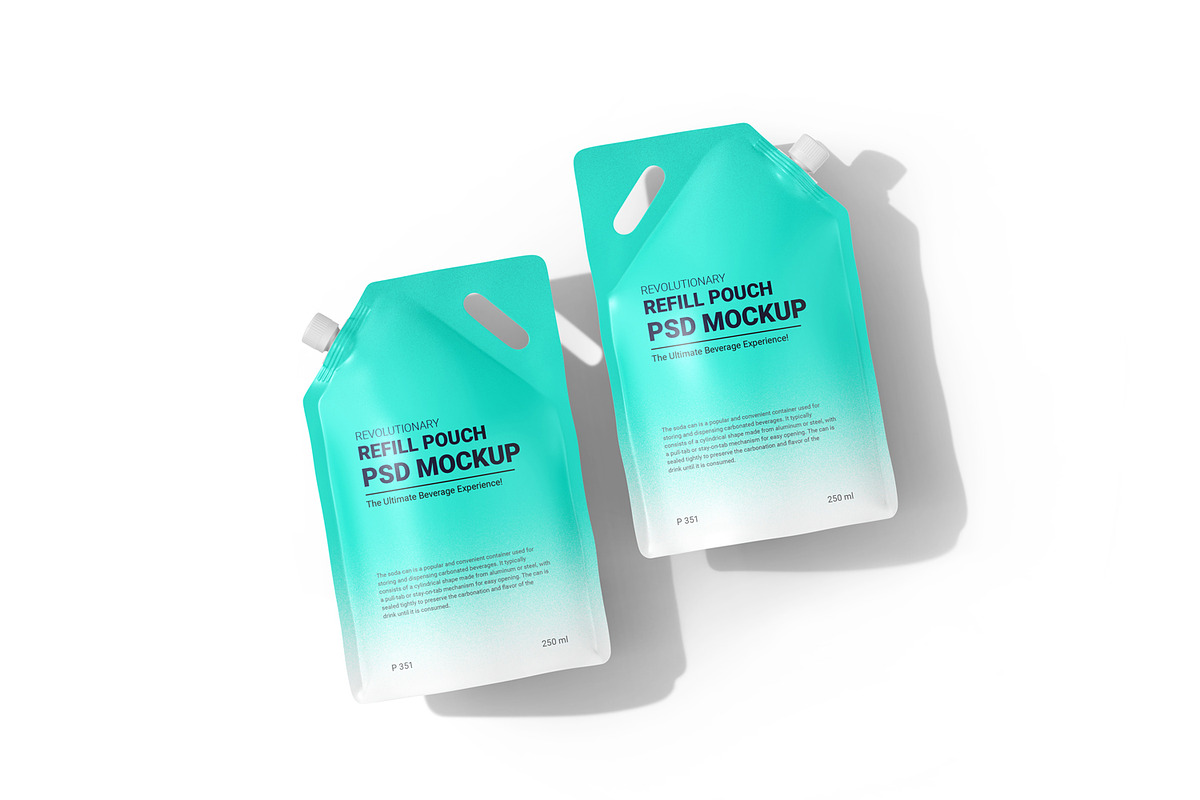 Refill Pouch Bag Mockup
