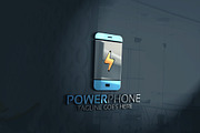 Power Phone Logo, a Branding & Logo Template by Josuf Media