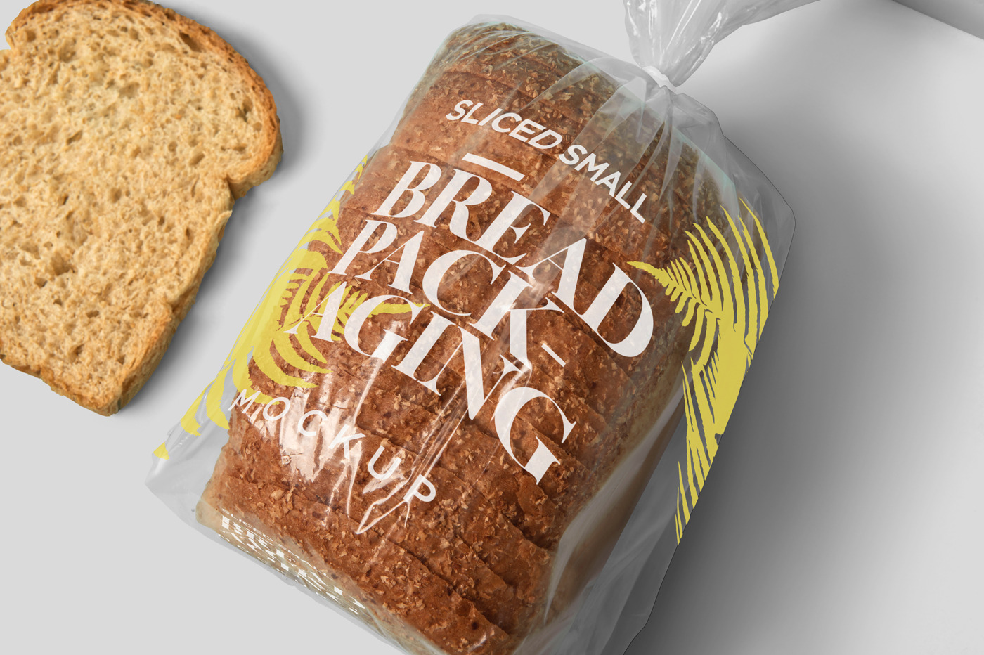 Sliced Small Bread Packaging Mockups, a Packaging Mockup by GfxFoundry ...