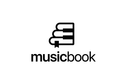 Music Book Logo | Branding & Logo Templates ~ Creative Market
