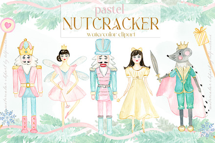 Nutcracker Clipart, Christmas Ballet | Decorative Illustrations ...