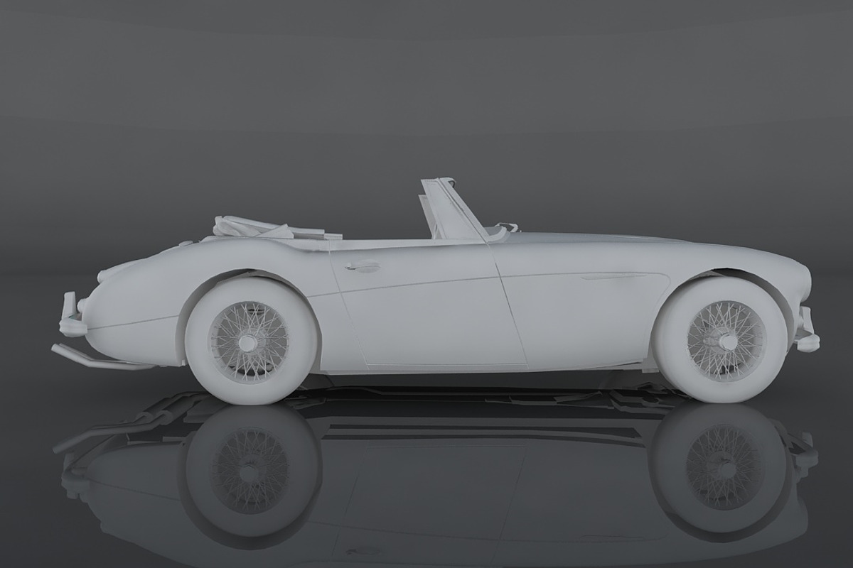 Austin-Healey 3000 MkIII, a Cars & Vehicle 3D Model by valtriiu