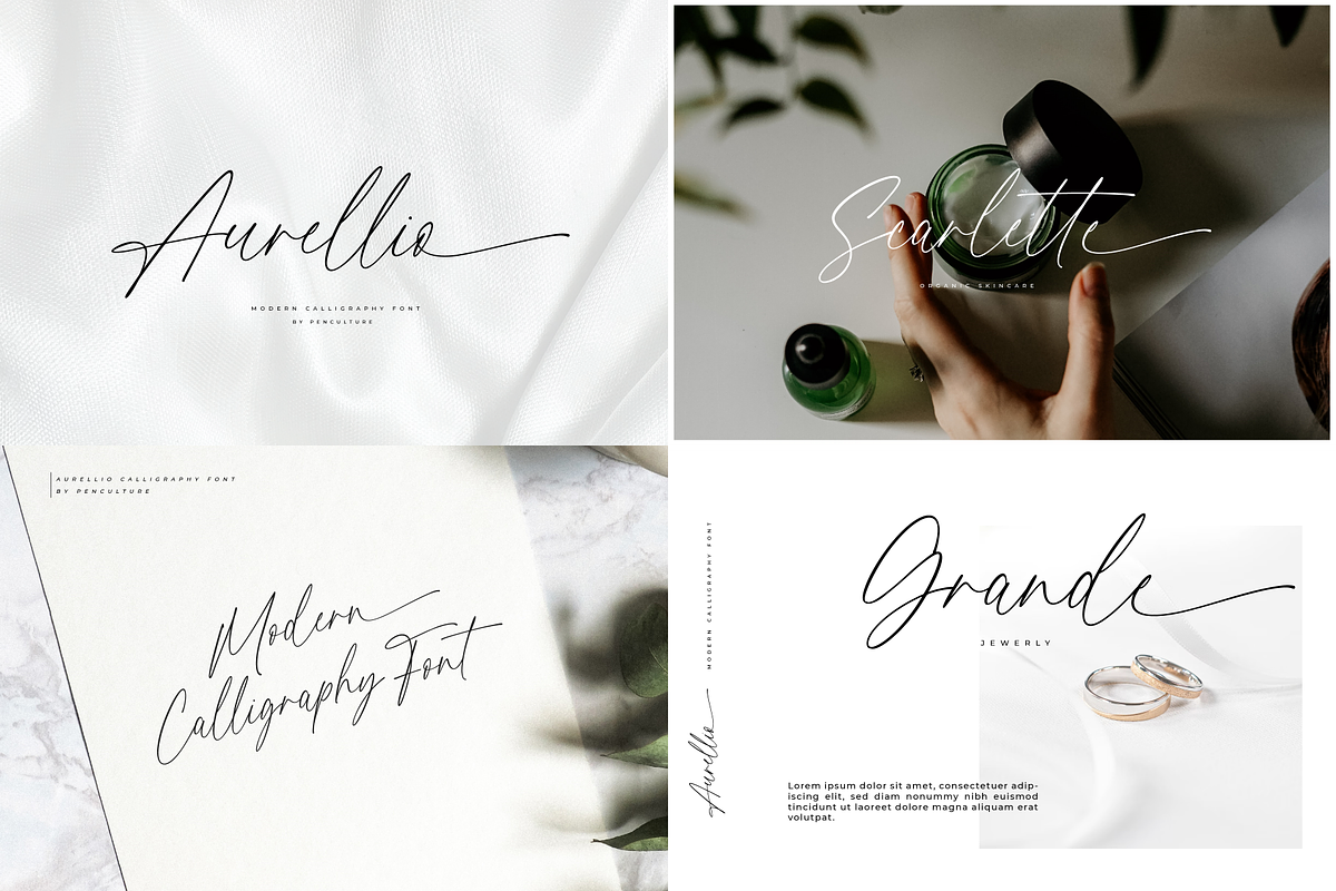 Calligraphy Font Bundle, a Script Font by Pen Culture