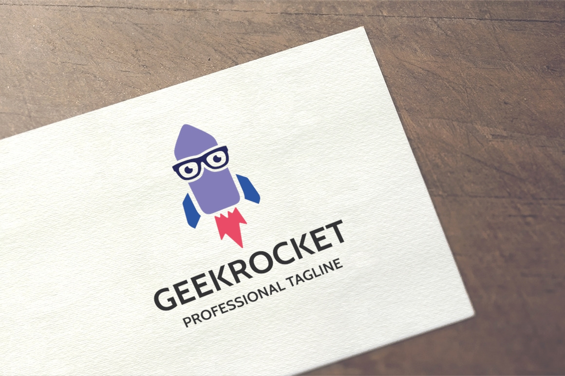 Geek Rocket Logo, a Branding & Logo Template by Design_Planet