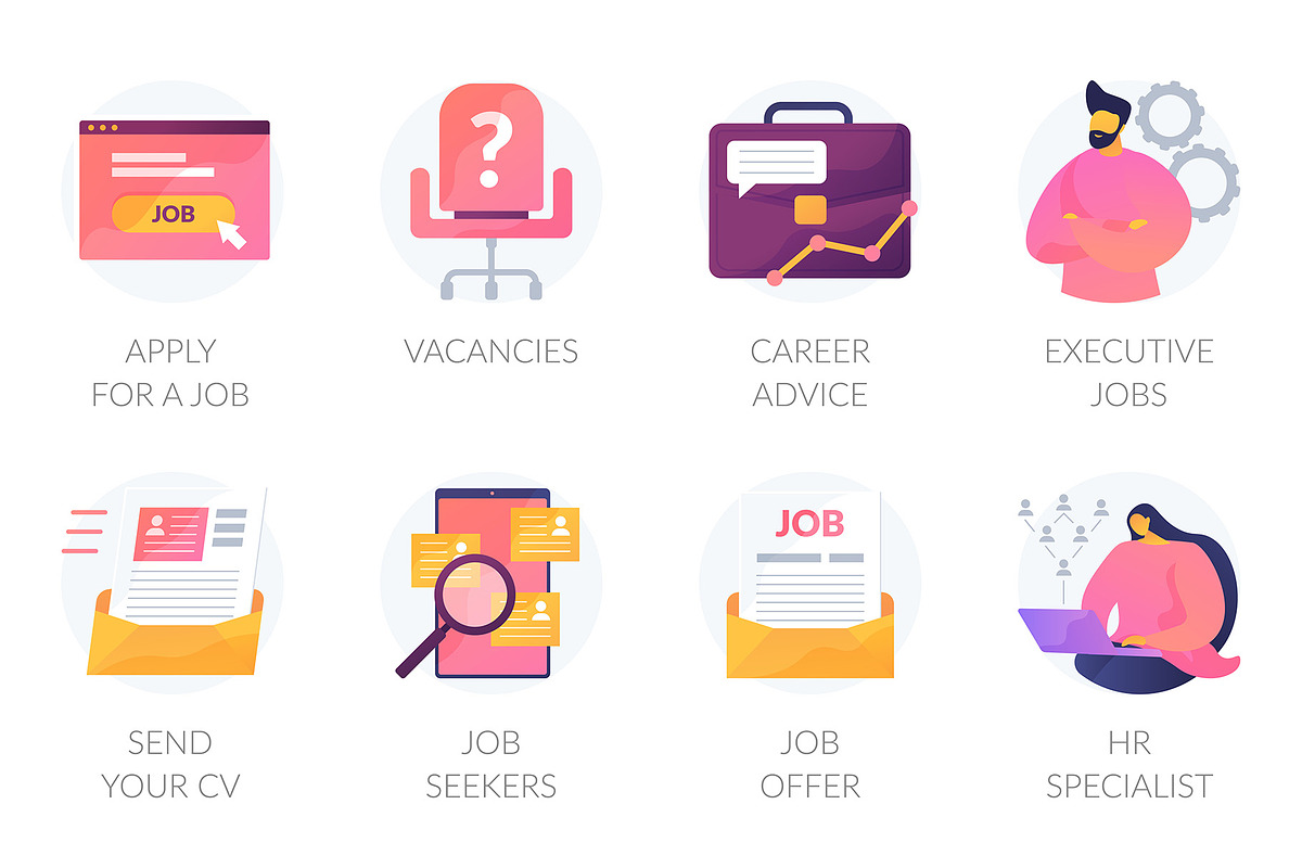 HR vector illustration kit, an UI Kit Template by Visual Generation
