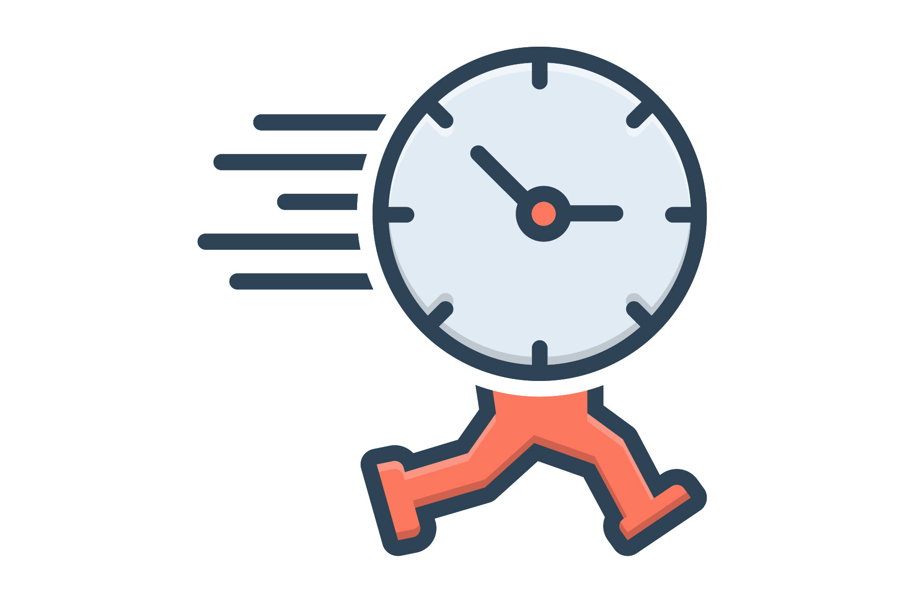 Time is running icon, an Icon by Creative priyanka