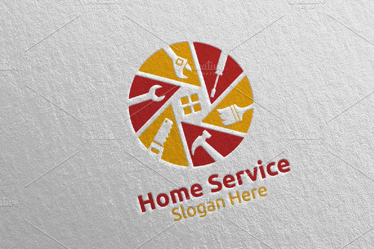 Fix Home Repair Services Logo 24, a Branding & Logo Template by denayunebgt