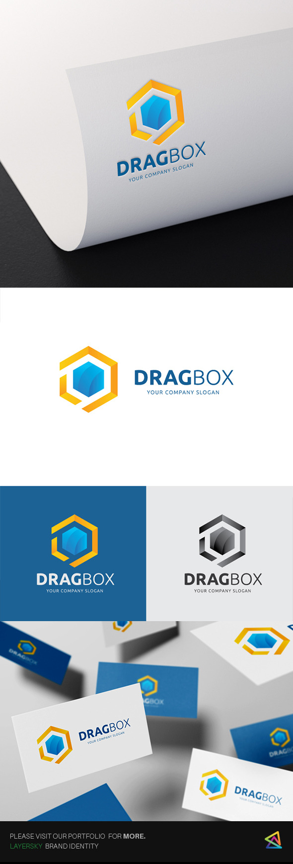 Dragbox logo D letter logo, a Branding & Logo Template by Vectorwins ...