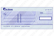 Blank Cheque Template, a Finance Illustration by Christos Georghiou