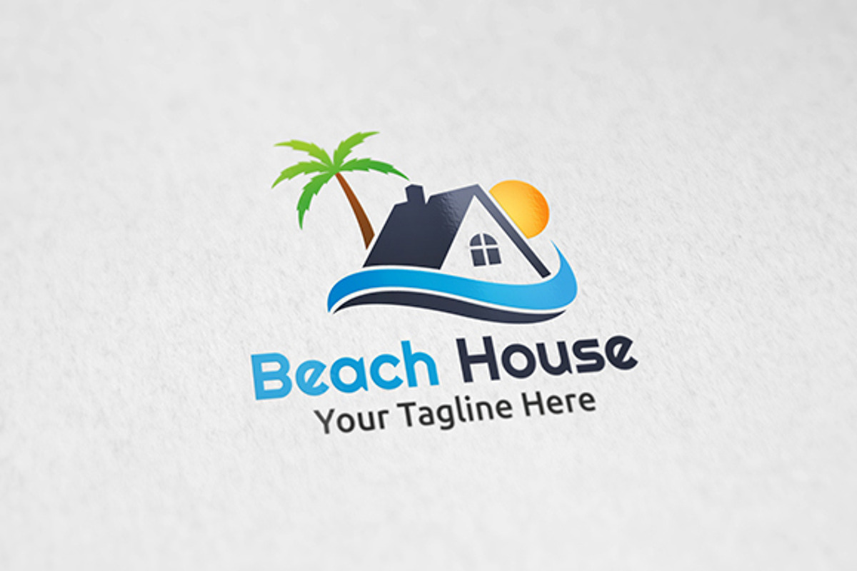 Beach House - Logo Template, a Branding & Logo Template by Martin-Jamez