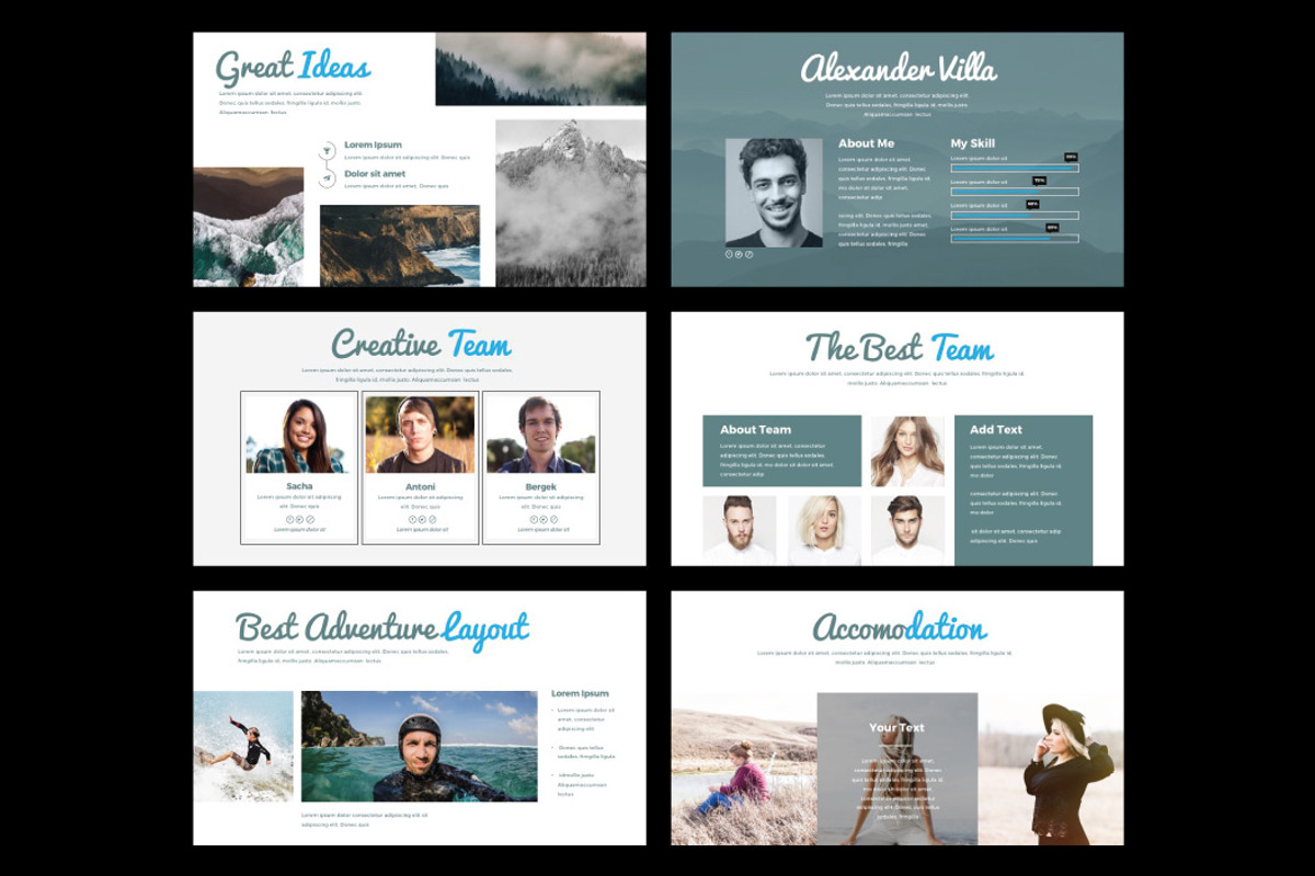 ADVENTURE - Powerpoint Template, a Presentation Template by Shafura