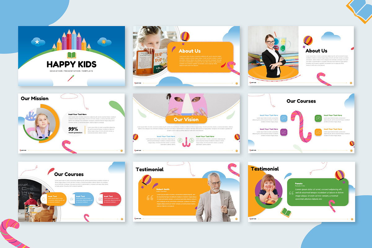 Best Happy Kids Education Presentation