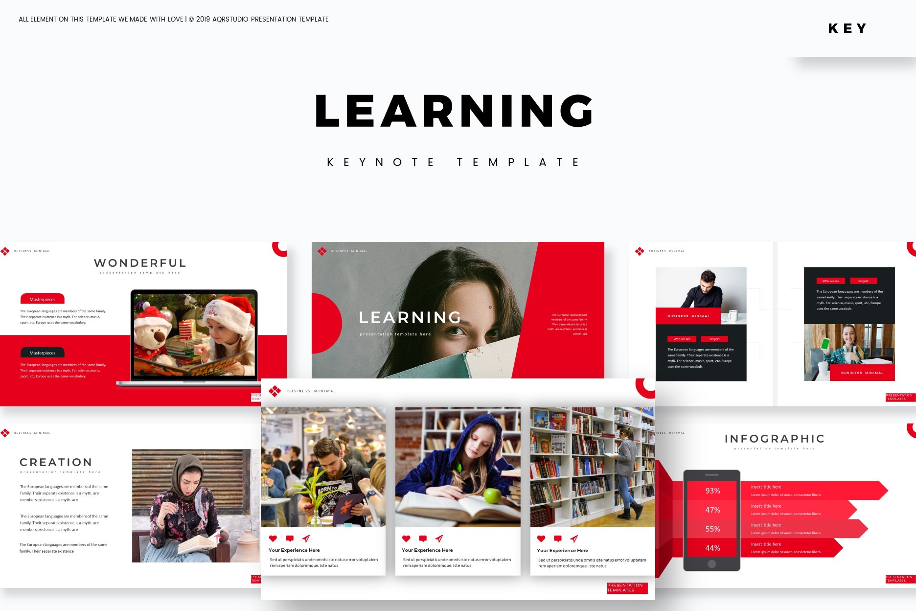 Learning - Keynote Template, a Presentation Template by AQR Studio