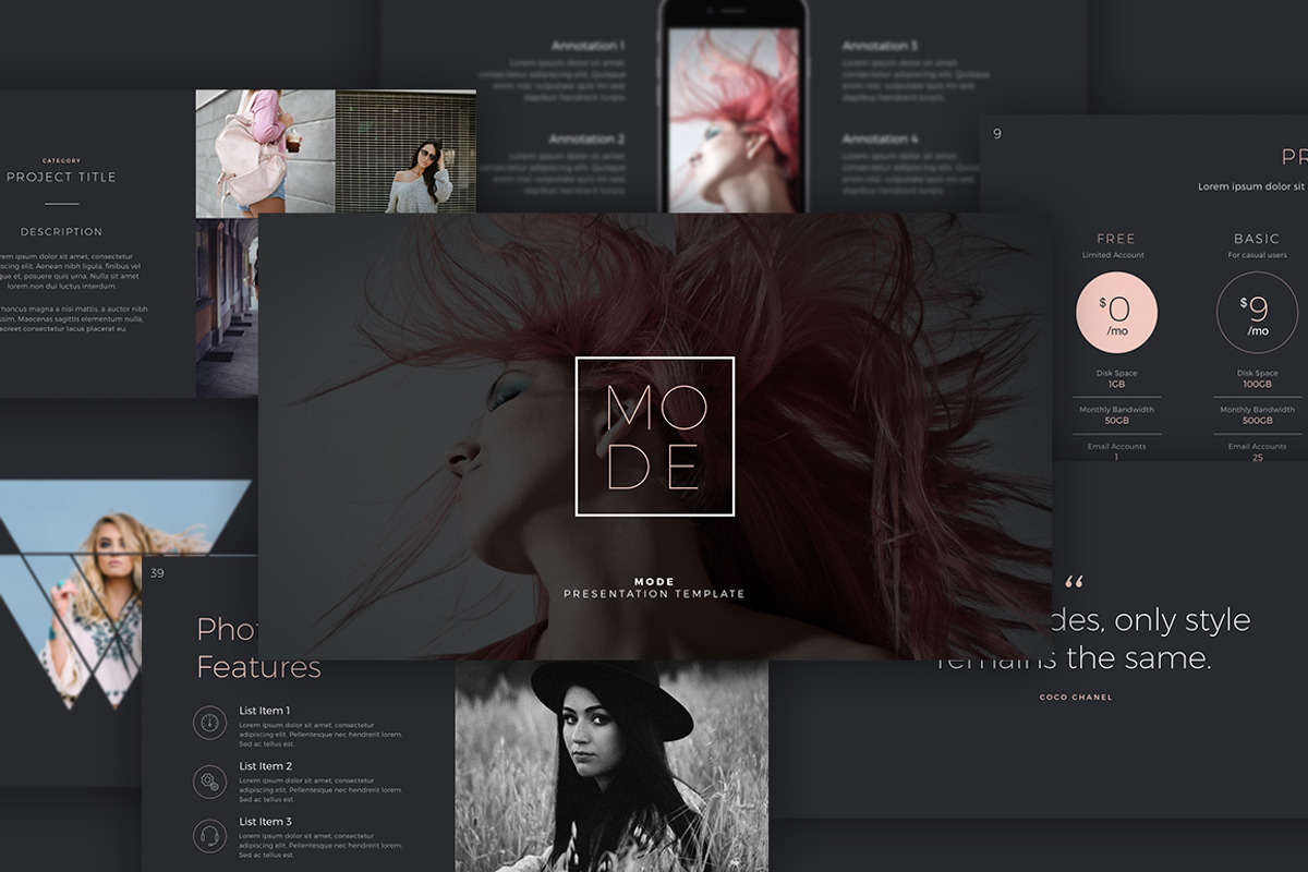 Mode - Keynote Presentation Template, a Presentation Template by Medialoot | Creative Market