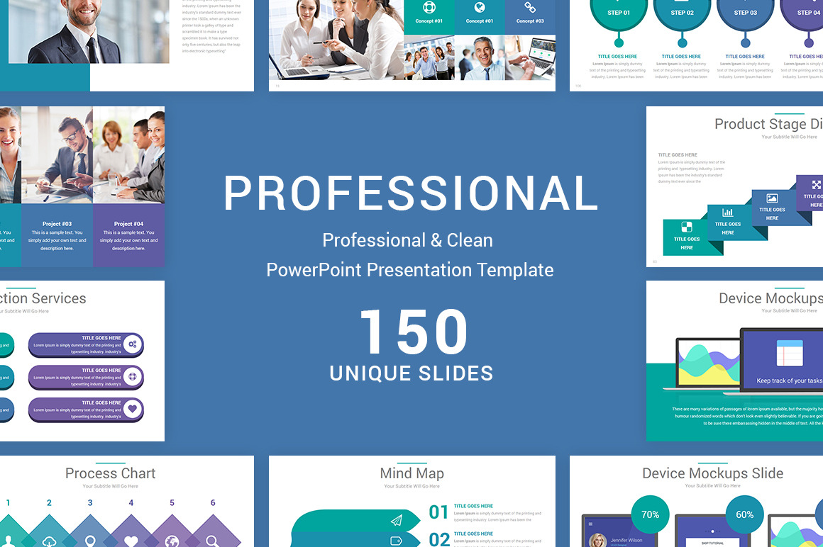 Professional PowerPoint Template, a Presentation Template by SlideArt ...