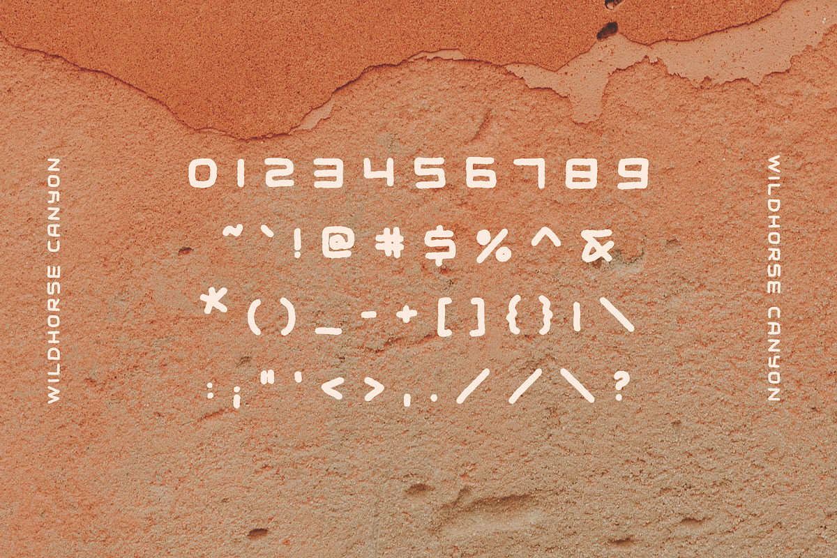 Wildhorse Canyon | Rugged Font, a Sans Serif Font by Midnight Grim ...
