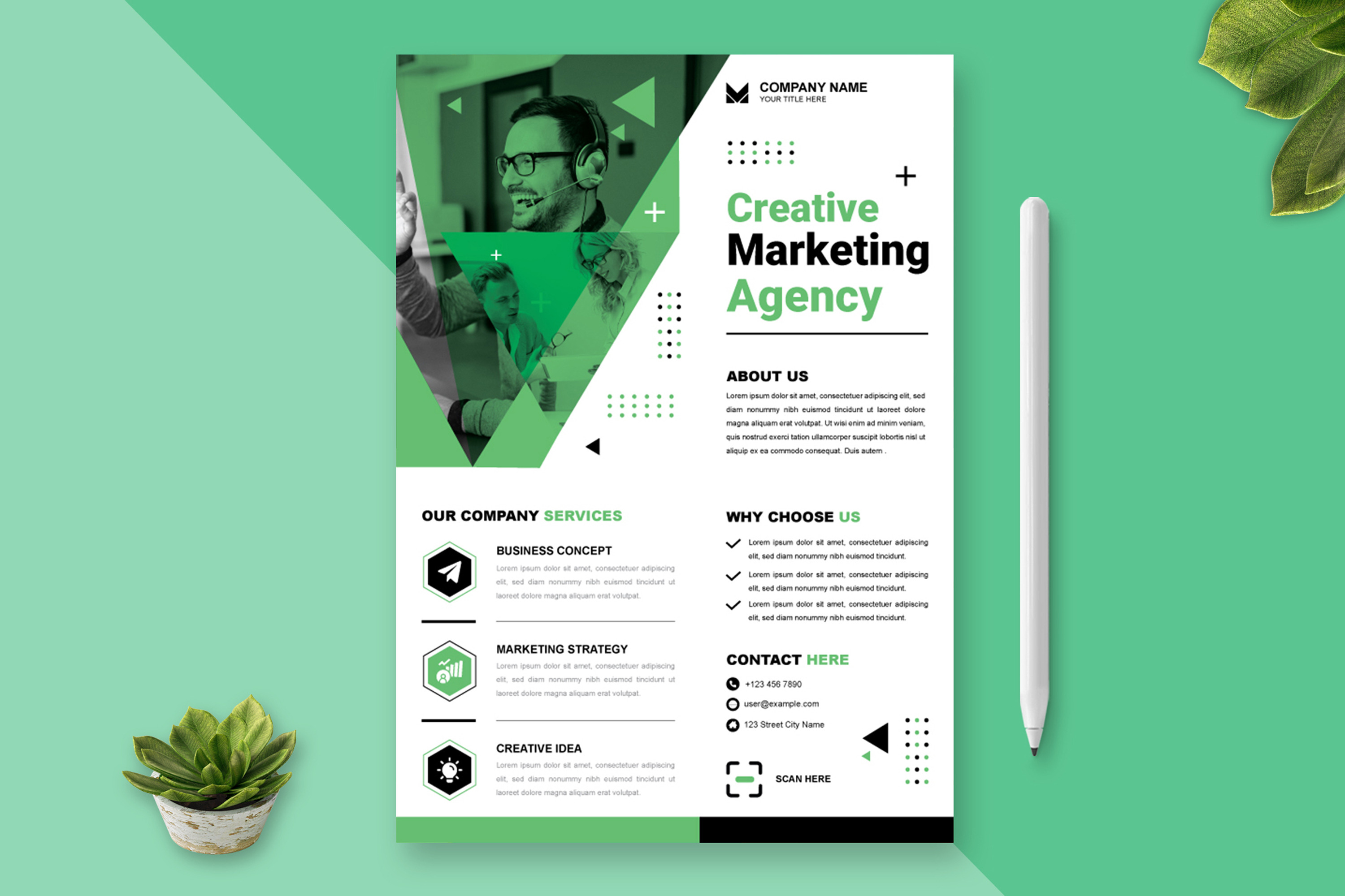 Marketing Agency Flyer Design