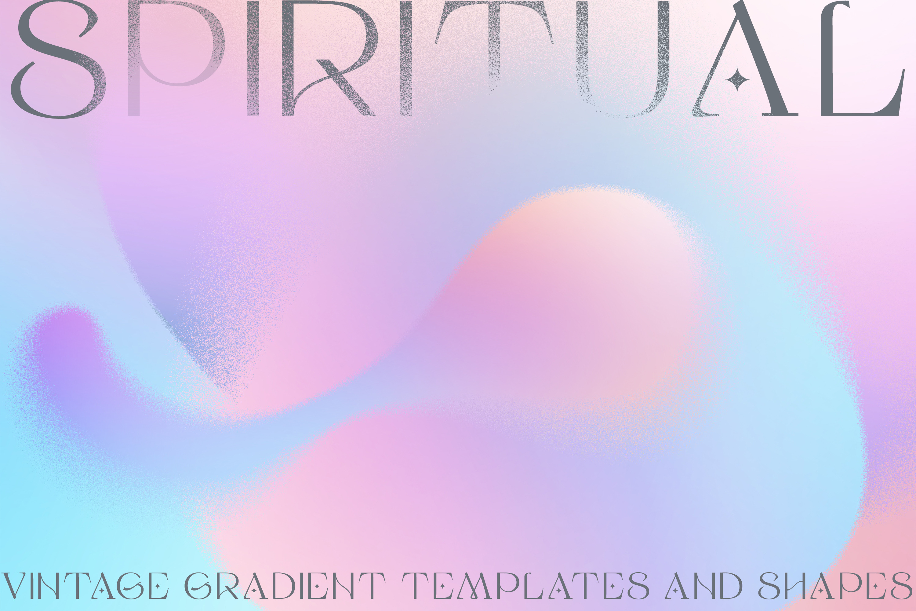 Spiritual Gradient Textures Shapes