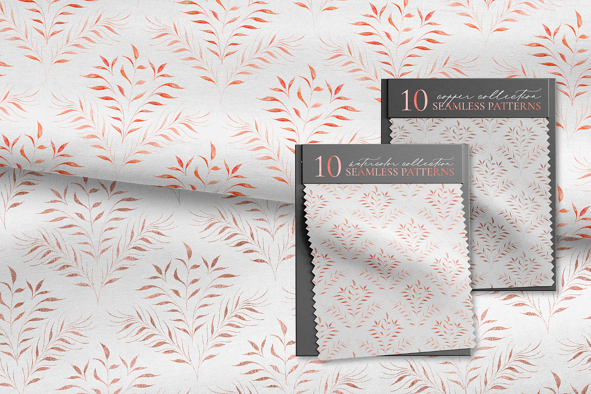 Watercolor & Copper Patterns