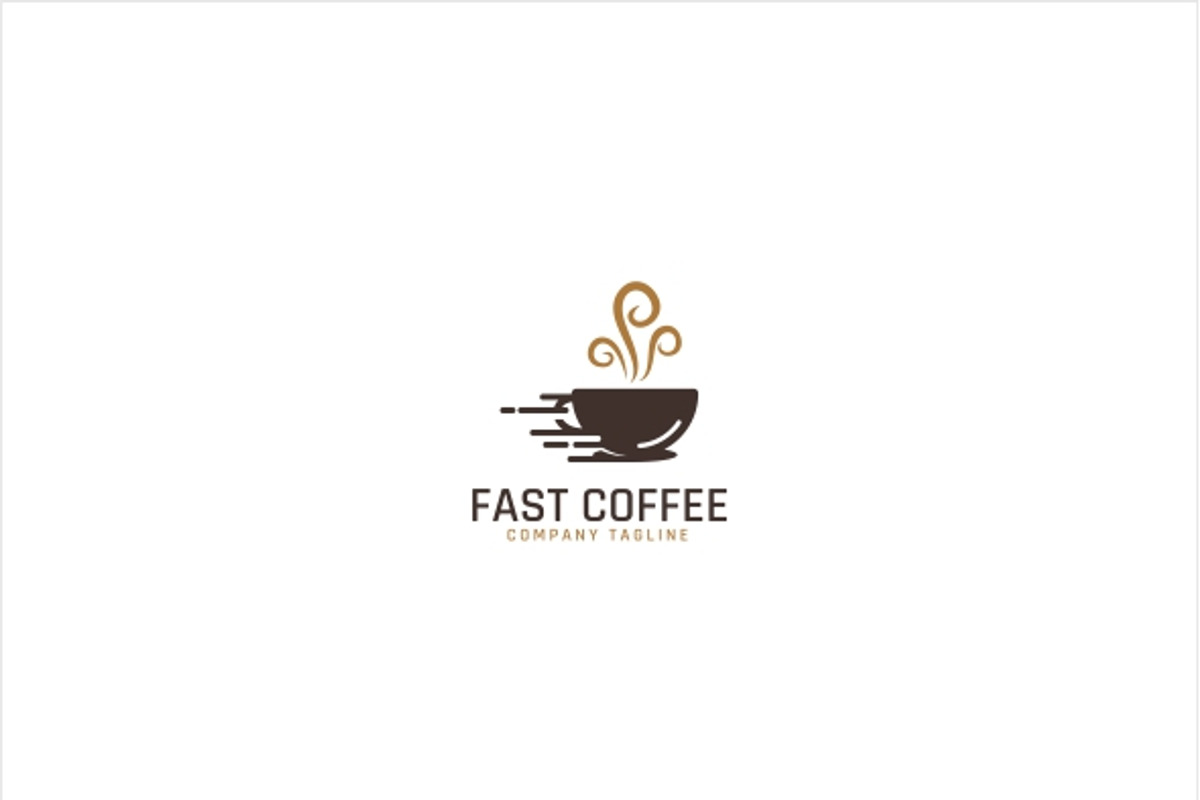 Fast Coffee Service Logo Template, a Branding & Logo Template by ...