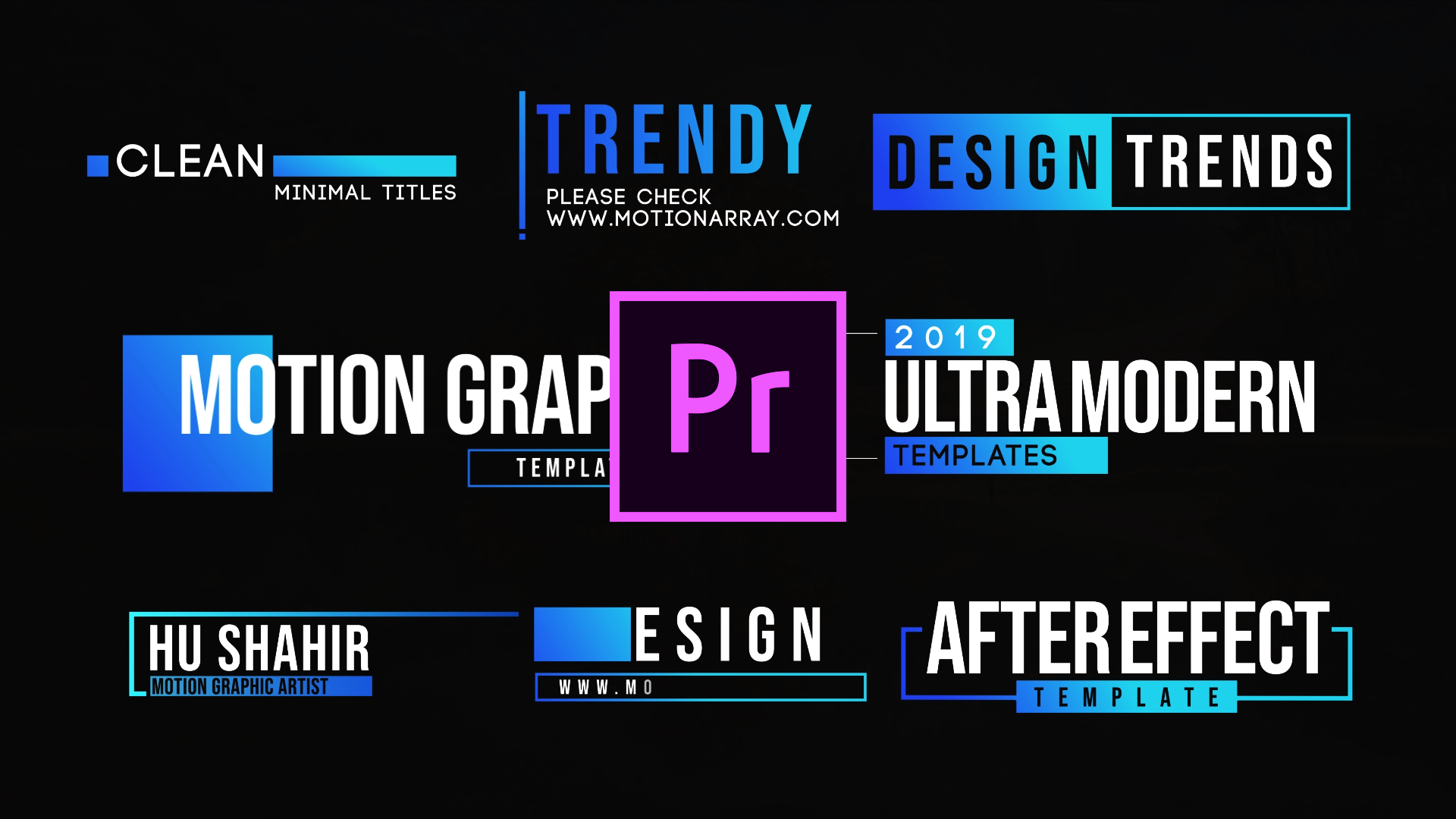 Ultra Modern Titles-Premiere Pro, a Templates & Theme by Polygon Motions